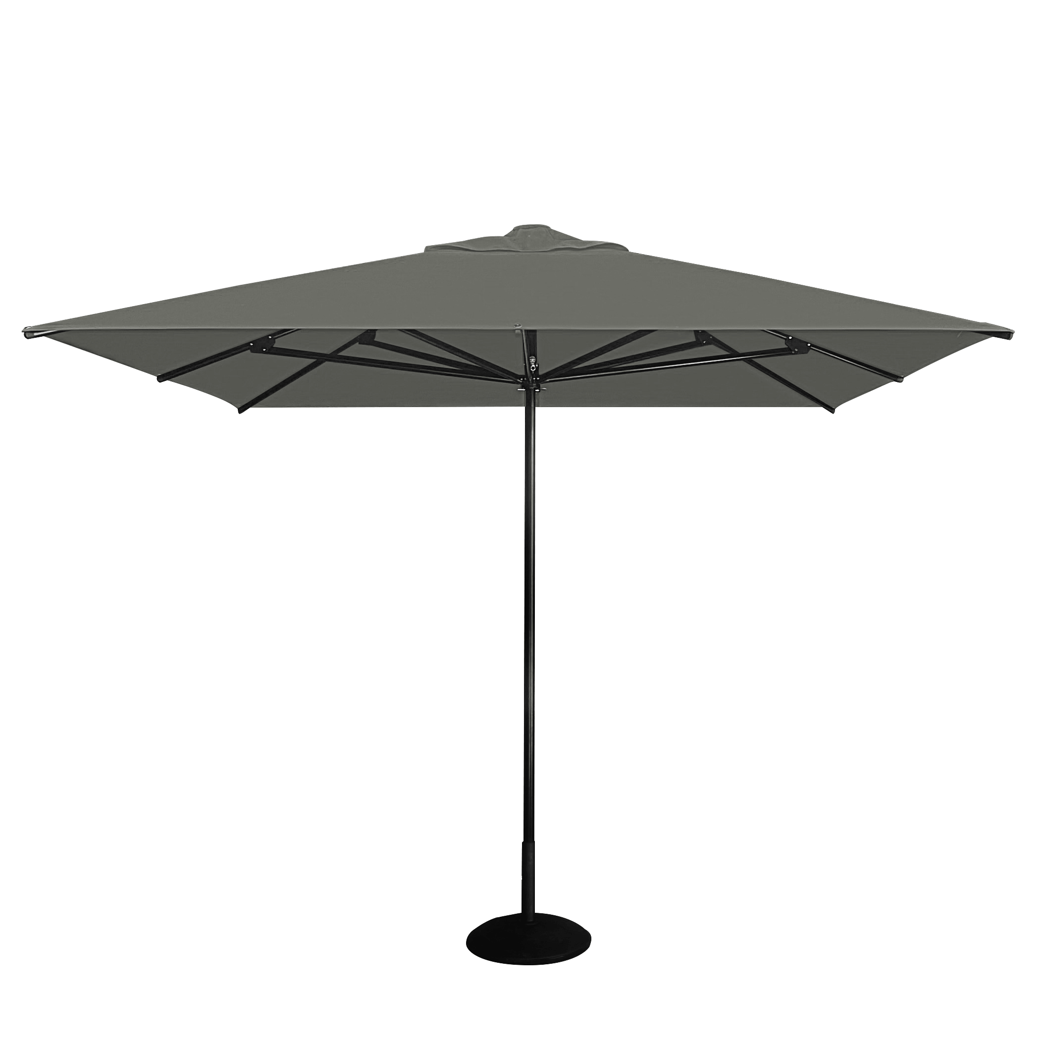 2.5m x 2.5m Saville Square Restaurant Table Umbrella - Flare Shade