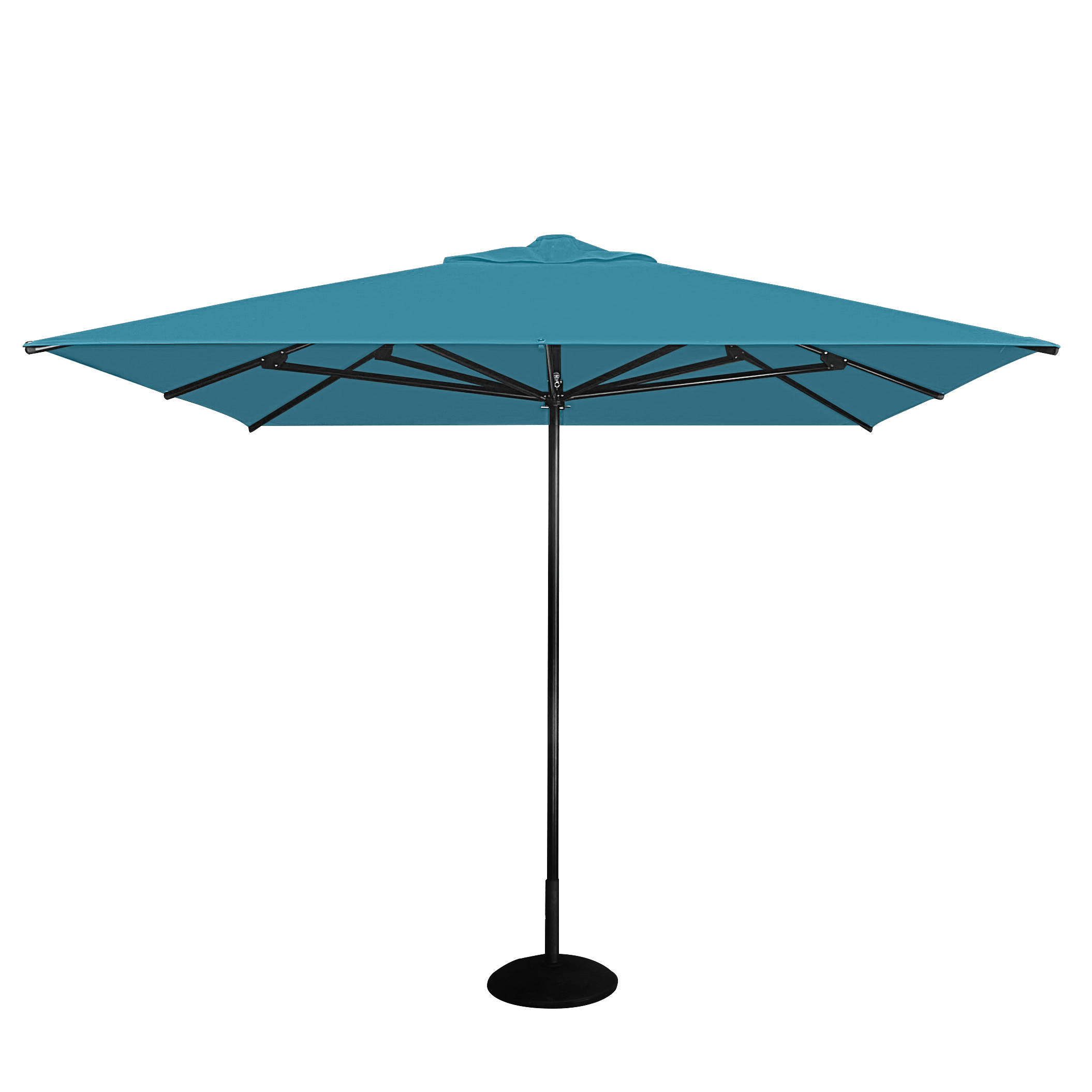 2.5m x 2.5m Saville Square Restaurant Table Umbrella - Flare Shade